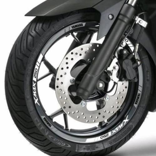 Jual sticker velg Yamaha Xmax 5 pilihan gambar warna bisa reques X01 ...