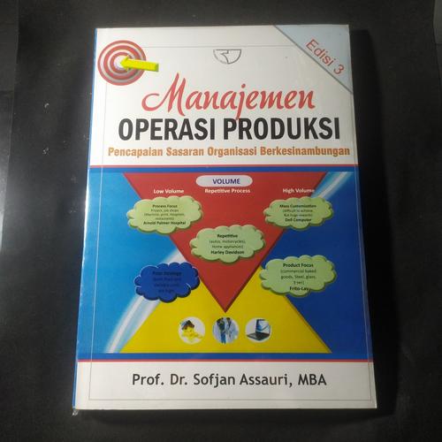Jual Buku Manajemen Operasi Produksi - Prof. Dr. Sofjan Assauri - Jakarta Utara - GYEL Store ...