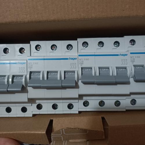 Jual MCB HAGER 3 PHASE 16A,20A.25A.40A,50A,63A mcb hager - 50A - Kota ...