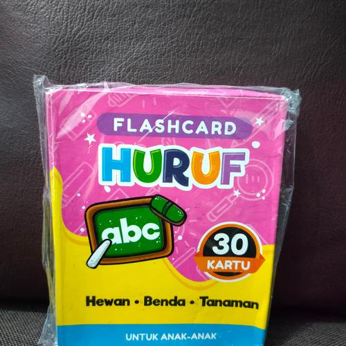 Jual FLASH CARD MAINAN EDUKASI UNTUK ANAK BELAJAR ABJAD ANGKA HURUF ...