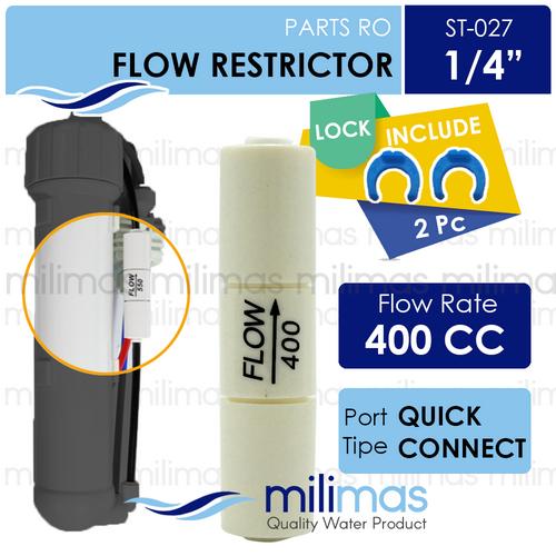 Jual ST - Flow Drain / Flow Restrictor Reverse Osmosis (RO) Ukuran 400 ...