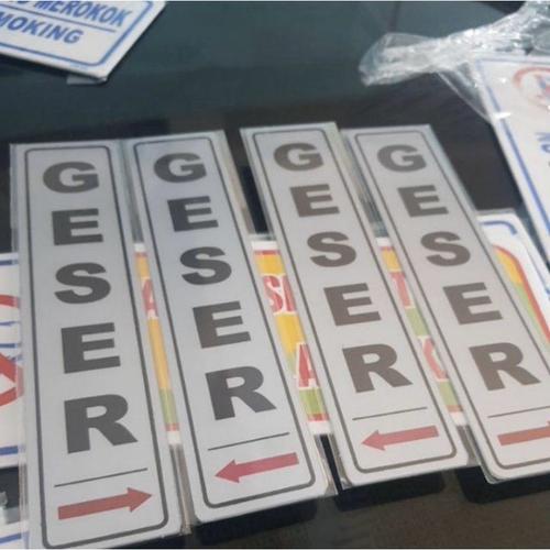 Jual Sign GESER / Sign Acrylic / Sign label - Kab. Tegal - oneprint_NEW ...