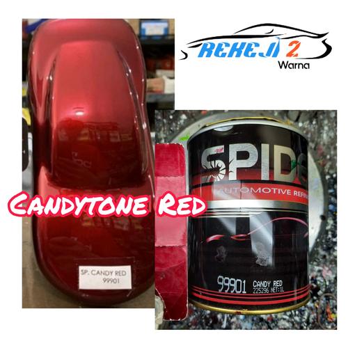 Jual Cat Merah Candy tone Red Candytone Red Transparan PU- Spider - 1/4 ...