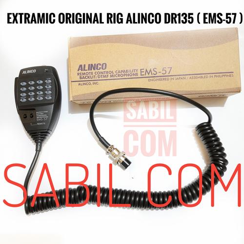 Jual EXTRAMIC ORI RADIO RIG ALINCO DR135 DR 135 EMS-57 PTT MIC RIG EMS57 - Jakarta Utara - SABIL ...