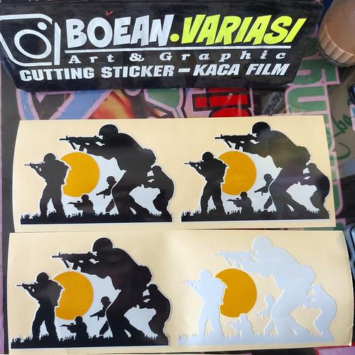 Jual Cutting Sticker Siluet Army sticker Army - Kota Depok - boean ...