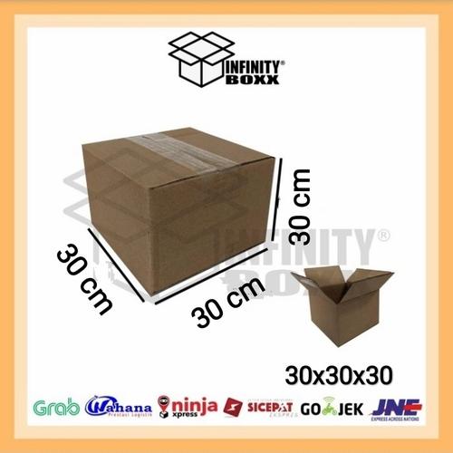 Jual kardus box packaging packing 30x30x30 cm SHEET POLOS - Jakarta ...