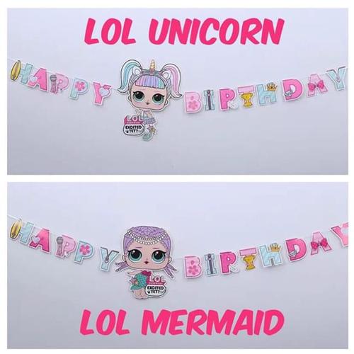 Jual Bunting Flag Happy Birthday LoL Besar - Kota Tasikmalaya ...