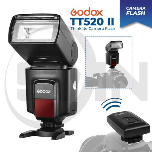 Promo Flash Godox TT520 II plus Wireless Trigger Speedlite kamera ...