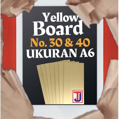 Jual Kertas Karton Kuning Bot / Yellow Board / Hard Cover 30 & 40 ...