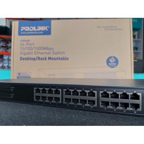 Jual switch hub PROLINK PSG2402 24 PORT GIGABIT - Kota Bandung ...