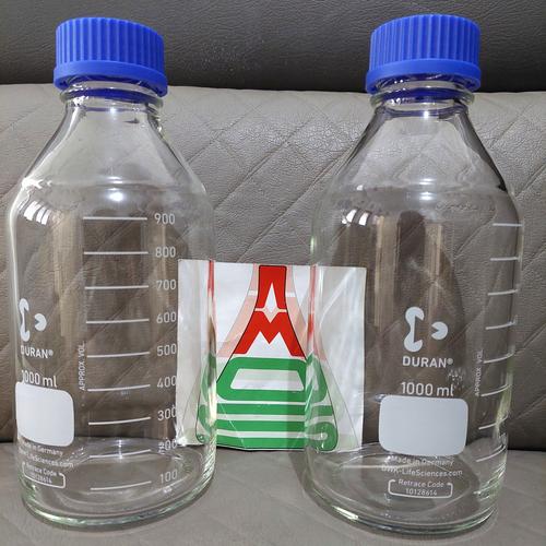 Promo Laboratory Bottle 1000 ml Clear DURAN / Botol Laboratorium 1000 ...