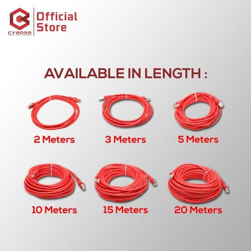Jual Cyborg Kabel LAN UTP Cat 6 2m , 3m , 5m , 10m , 15m , 20m ...