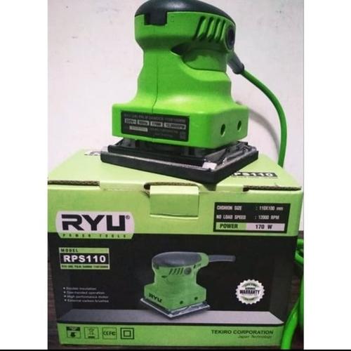 Jual TEKIRO RYU RPS 110 Mesin Amplas Ryu Palm Sander Orbital Kotak ...