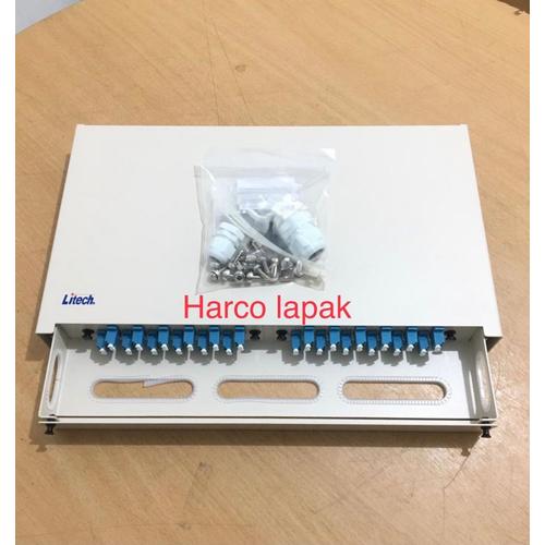 Jual Litech OTB fiber optic rackmounted 48 port LC adapter - Jakarta ...