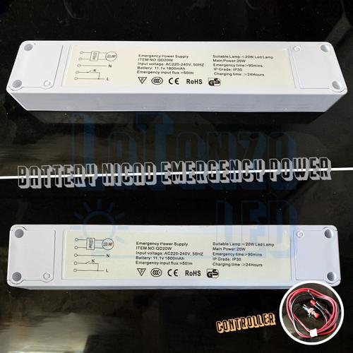 Jual nicad battery / emergency battery / power pack emergency LED ...