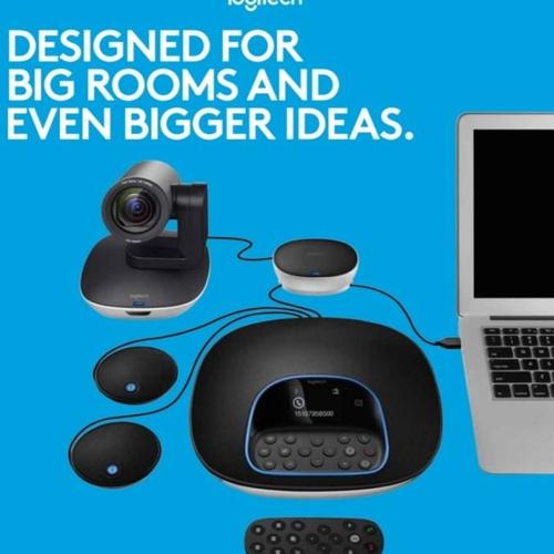 Jual Logitech Group Video Conference Cam Webcam Video Call Grup Meeting ...