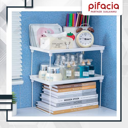 Jual Rak Meja Desktop Storage Stationery Lipat Penyimpanan ATK Alat ...