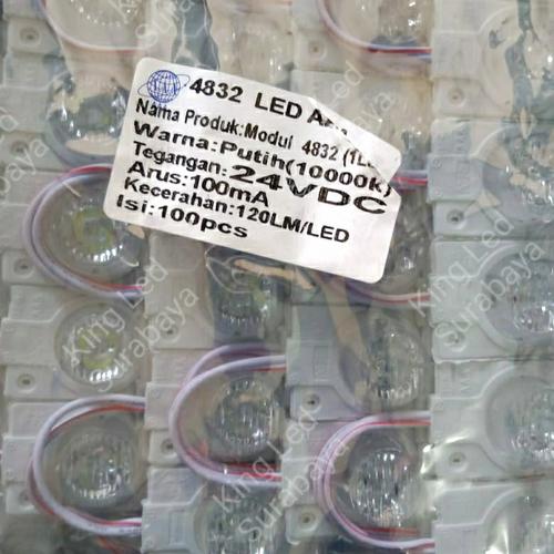 Jual LED Modul 1.5W Putih 1LED 1 Module 24V Isi 100 Lampu Neon Box ...