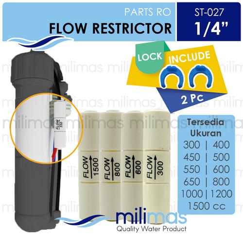 Jual ST - Flow Drain / Flow Restrictor Reverse Osmosis (RO) Uk.1/4 ...