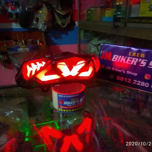 Promo lampu stop custom Vario 125/150 LED old ala Lambo DRL Running PNP ...