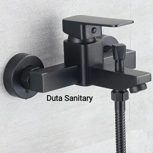 Jual Kran bath tub Hitam set shower/Kran bathtub black + shower/ Kran ...