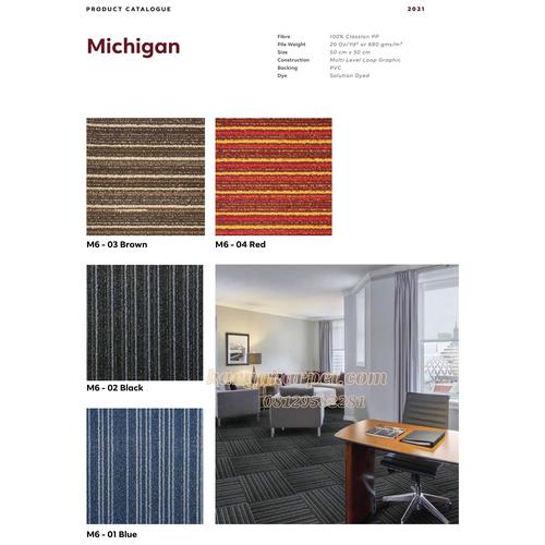 Jual Karpet TILE MICHIGAN - Pembelian kelipatan 5 (Per BOX) 1 box = 5m2 ...