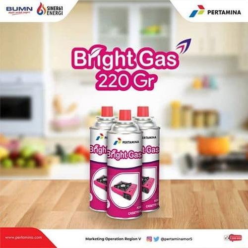 Jual Tabung Gas Kaleng Portable Bright Gas Kaleng BrightGas can asli ...