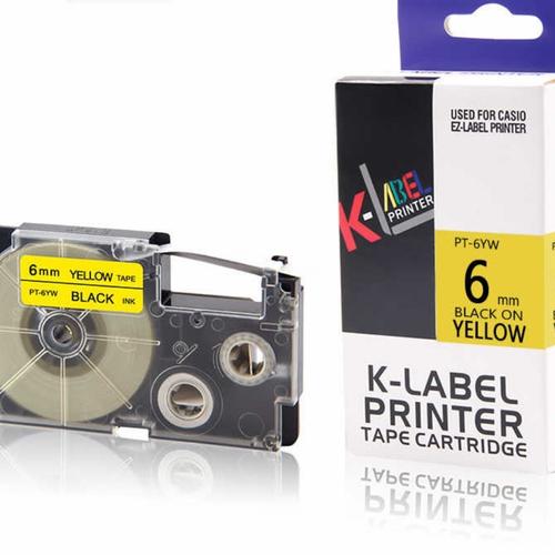 Jual K Label Printer EZ Label 6 MM Compatible Casio Refill Tape ...