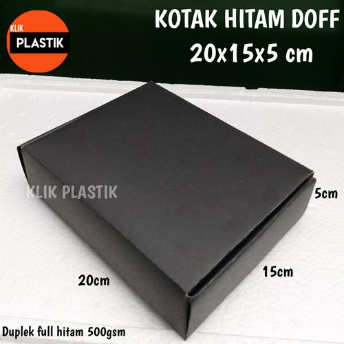 Jual KOTAK B72 HITAM KARTON BOX KEMASAN AKSESORIS SOUVENIR KADO - Kota ...