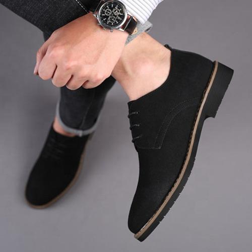 Jual Sepatu Pantofel Pria Derby Suede Formal Casual Pesta Kerja Kantor ...