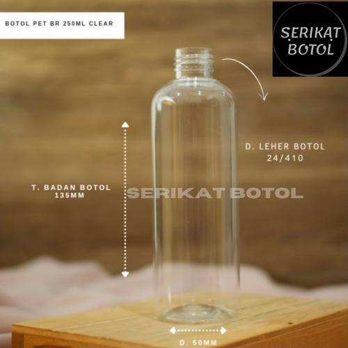 Jual BOTOL PET 250ML PLASTIK NATURAL (BOTOL SAJA) NECK 24 - Kab. Bogor ...