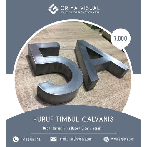 Jual HURUF TIMBUL GALVANIS (HOME NUMBER 5A) - Jakarta Selatan - Griya ...