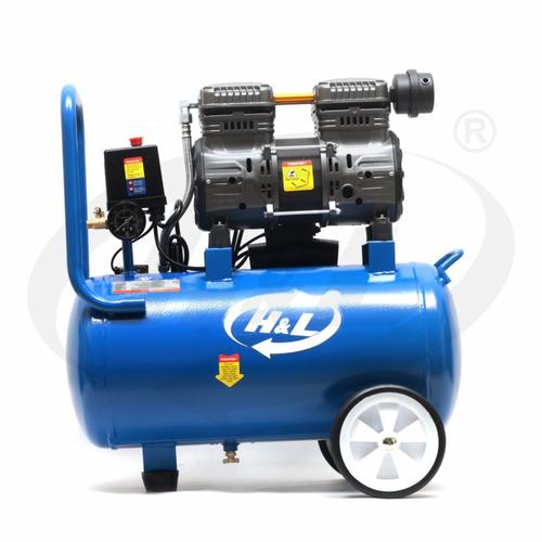 Jual H&L 3/4 HP 24 Liter Oilless Kompresor Silent - Compressor 550watt ...