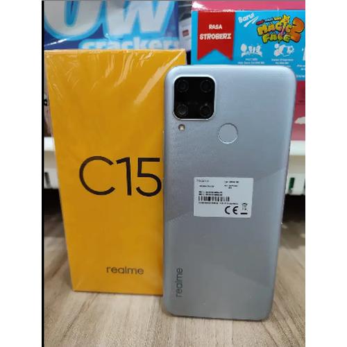 Jual Realme C15 RAM 4GB/64GB SECOND FULLSET ORIGINAL ISTIMEWA - Biru ...