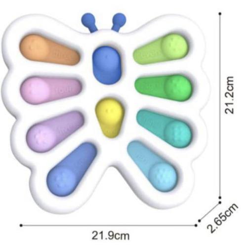 Jual Simple Dimple Big Butterfly Simpel Dimpel Jumbo Kupu Pop It Fidget ...