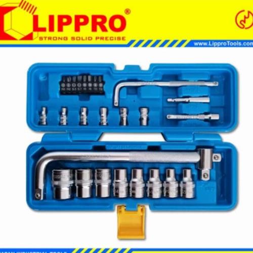 Jual lippro socket set motor 28 pcs obeng shock set - Kota Bandung ...