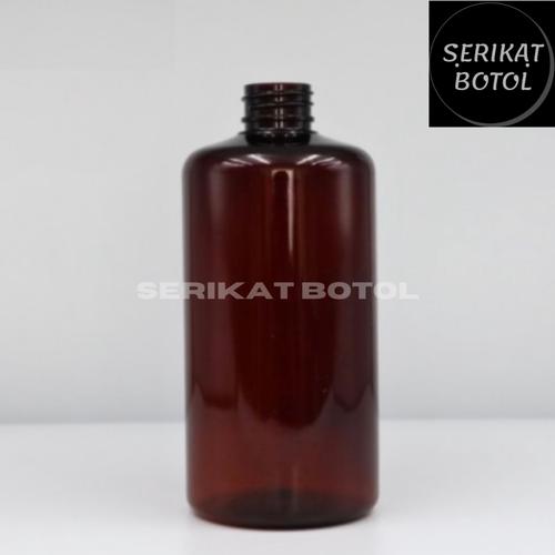 Jual BOTOL 500ML AMBER COKLAT BOTOL SAJA PLASTIK 500ML COKLAT AMBER PET ...