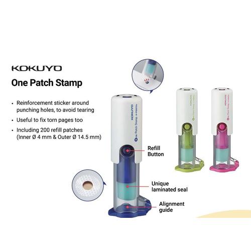 Jual KOKUYO one patch stamp pelindung bolongan transparant isolasi ...