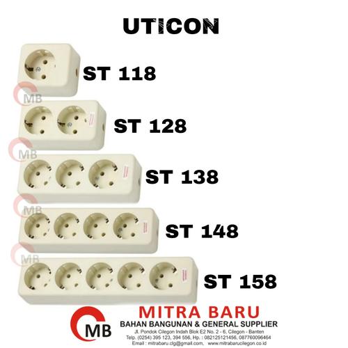 Jual Stop Kontak Uticon Lubang kuningan - 1 ST118 - Kota Cilegon ...