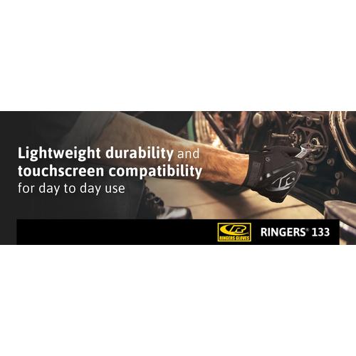 Jual Ansell RINGERS Turbo R133 -Black Work Gloves Touchscreen ...