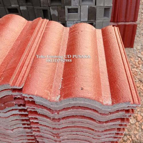 Jual Genteng Monier Elabana Merah kilap Solid - Kota Tangerang Selatan ...