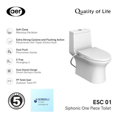 Jual AER Kloset Duduk Smart Washer Siphonic ESC 01 - Kota Surabaya ...