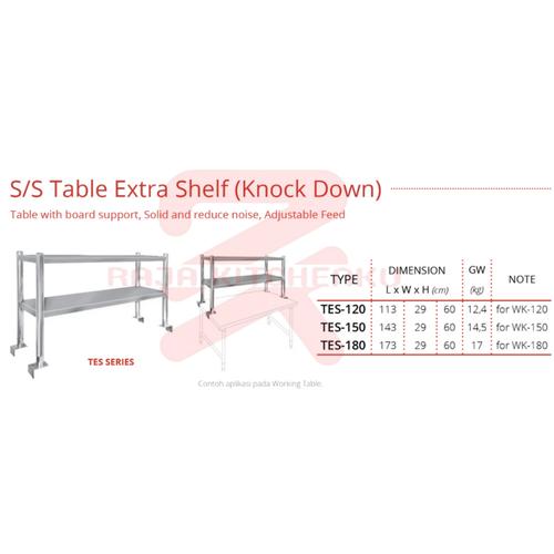 Jual Table Extra Shelf GETRA TES-150 For WK-150 Adjustable Feet ...