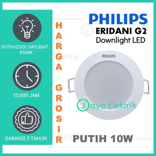 Jual Lampu Downlight LED PHILIPS 10W Putih Kuning - Eridani G2 10W ...