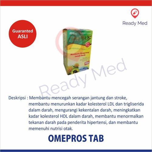 Jual OMEPROZ 30 kapsul, 60 kapsul Vitamin suplemen jantung - 30 kapsul ...