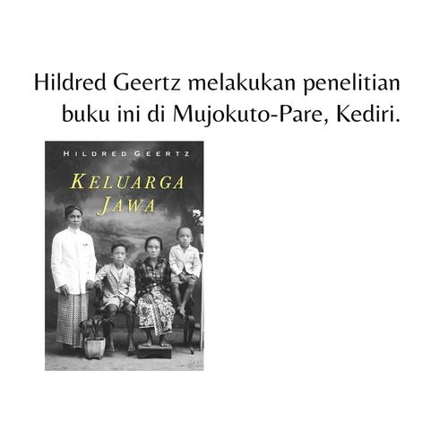 Jual Keluarga Jawa Hildred Geertz - Kab. Bantul - jualbukusastra ...