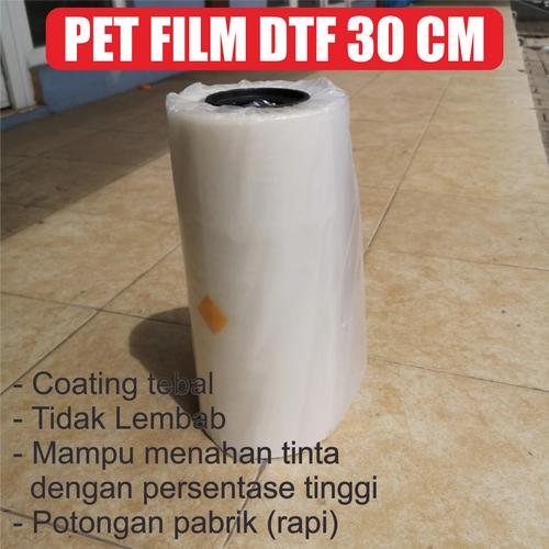 Jual Pet roll film dtf 30cm x 100m - COLD PEEL - Kab. Tangerang ...