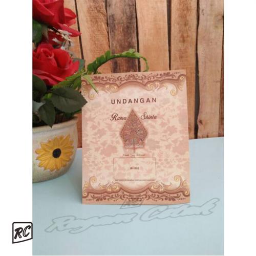 Jual Blangko Undangan Erba W-1802 ornament gunungan wayang - Kota ...