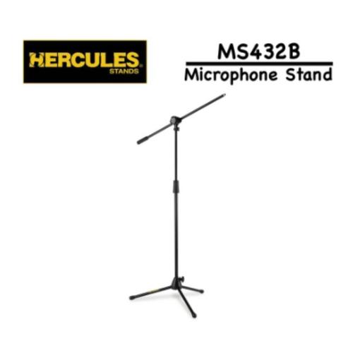 Jual Stand Mic Hercules MS432B MS-432B Tripod Mic Stand With Boom ...