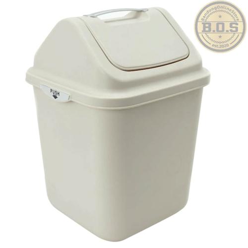 Jual Krisbow 10 Ltr tong Tempat Sampah minimalis Plastik - Putih - Kota ...